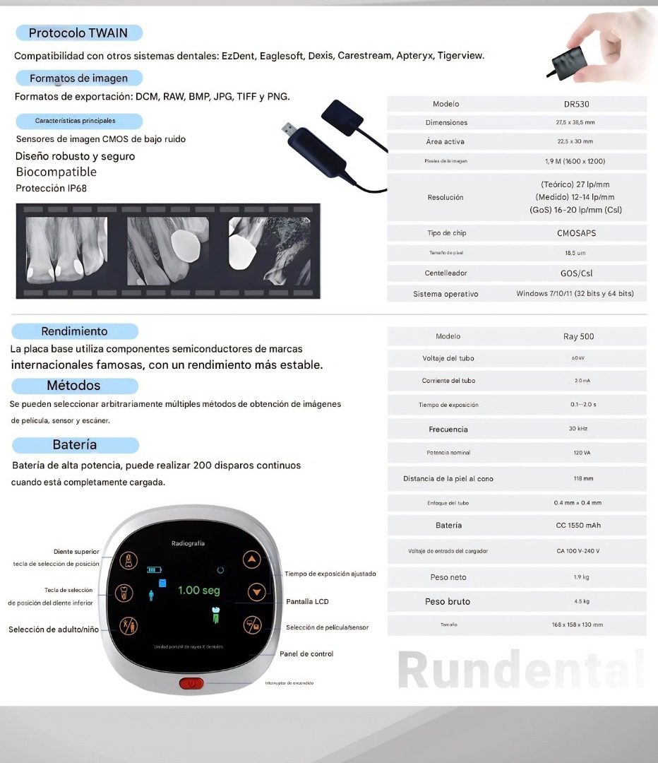 DENTAL SENSOR X-RAYING RUNDENTAL – TOP DENTAL